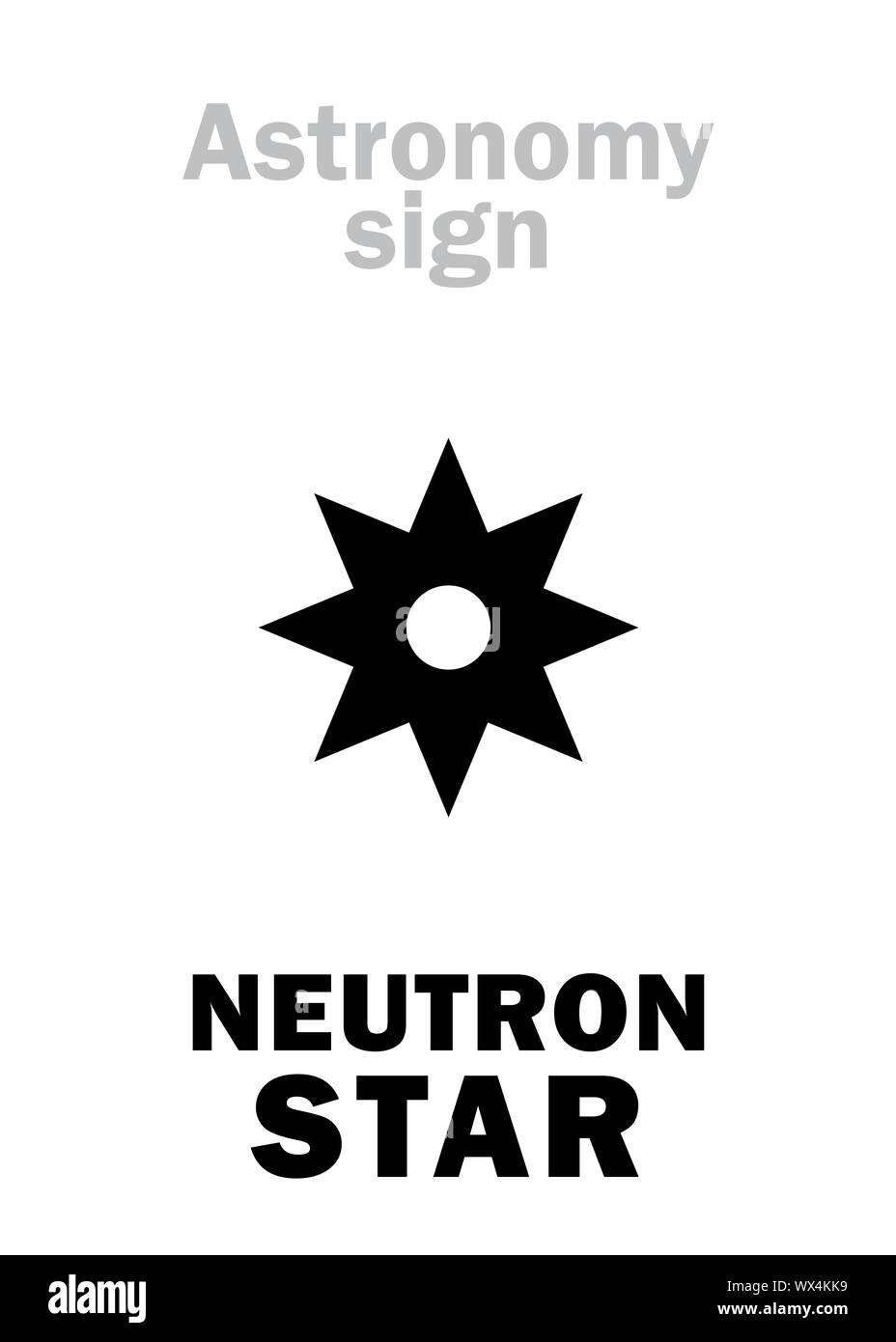 Astrology: Neutron STAR (collapsed dead Star Stock Photo - Alamy