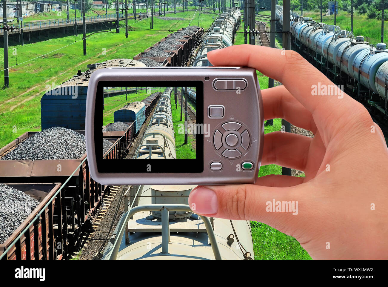 Train container camera hi-res stock photography and images - Alamy