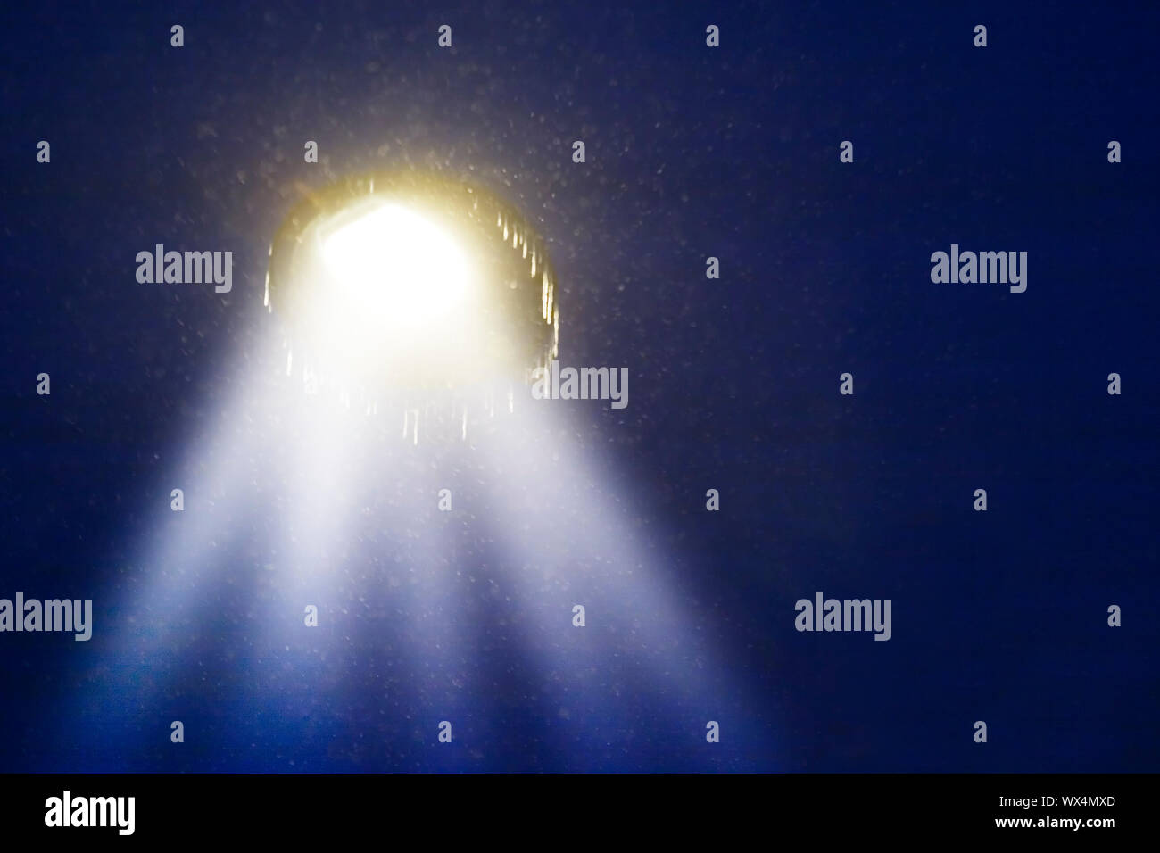 A night sky with a 'ufo' Stock Photo - Alamy
