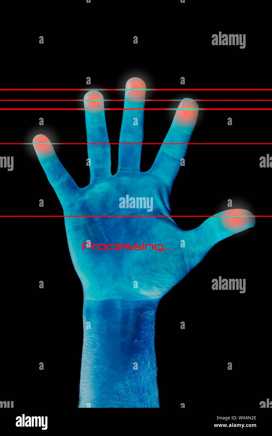 Finger print scanner police hi-res stock photography and images - Alamy
