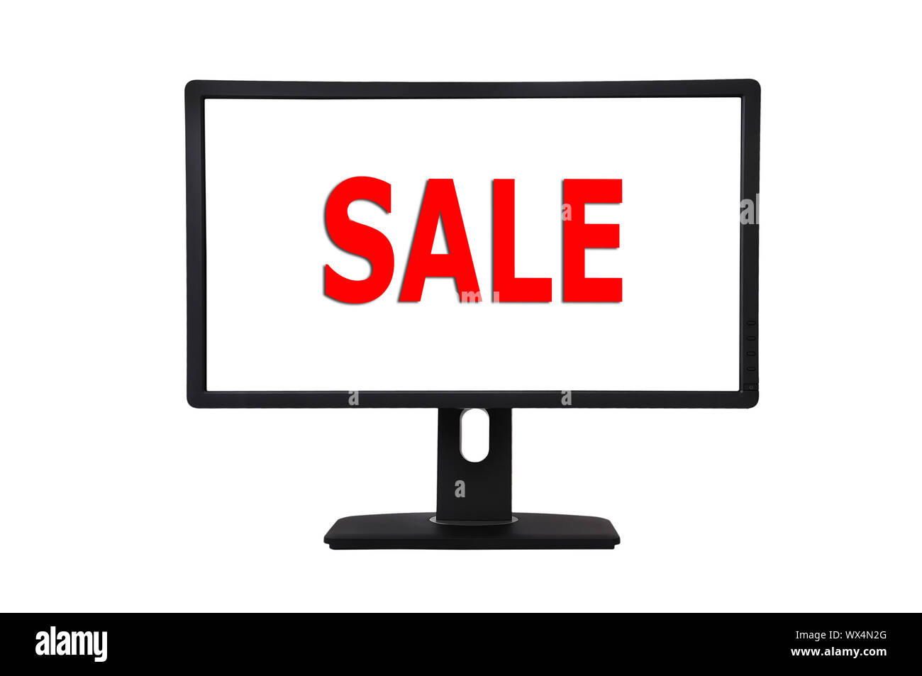 Sale sign on a computer monitor Stock Photo - Alamy