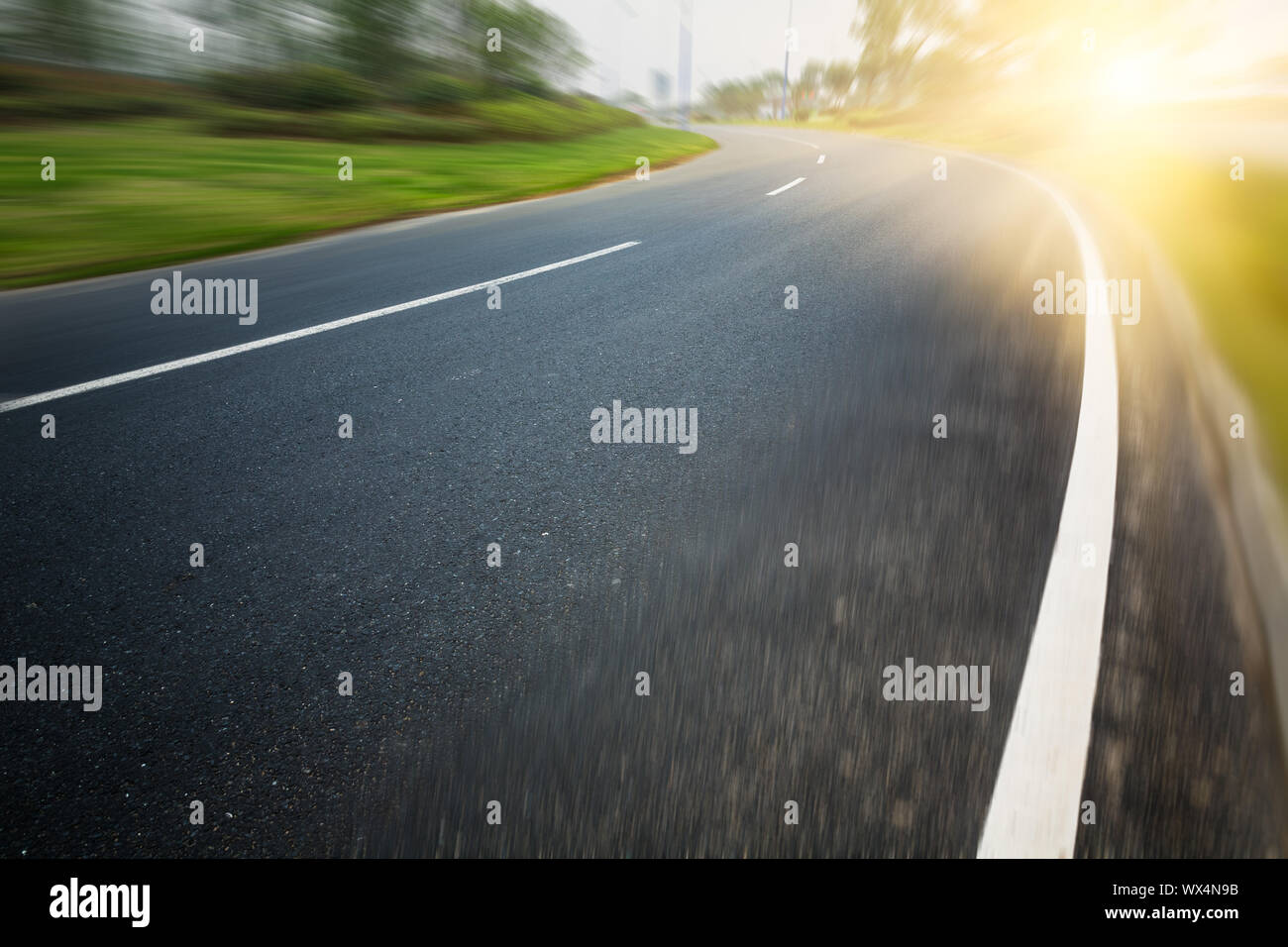 Road trip perspective hi-res stock photography and images - Alamy