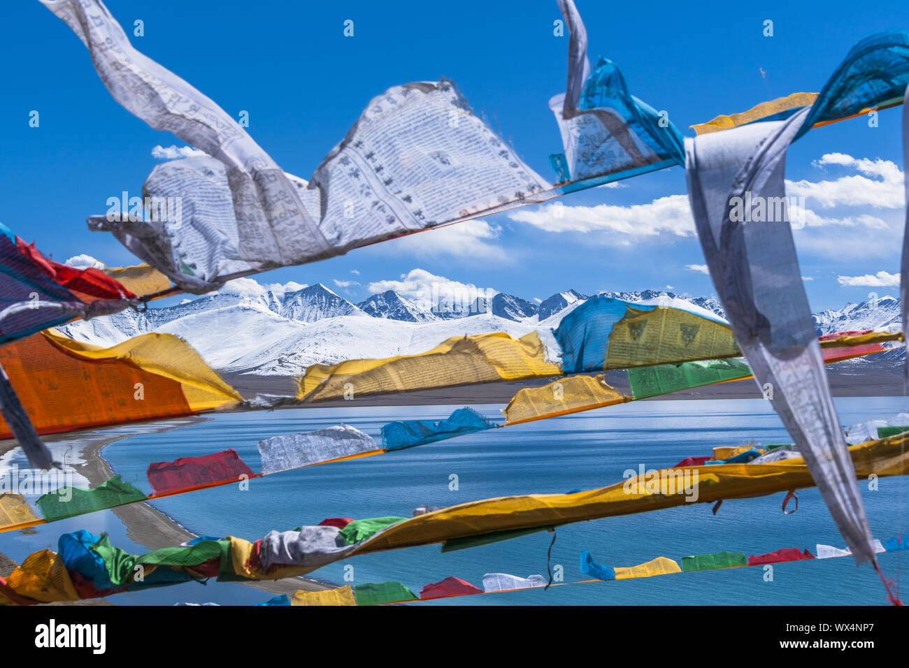 Buddhist Script Flag Stock Photo - Alamy