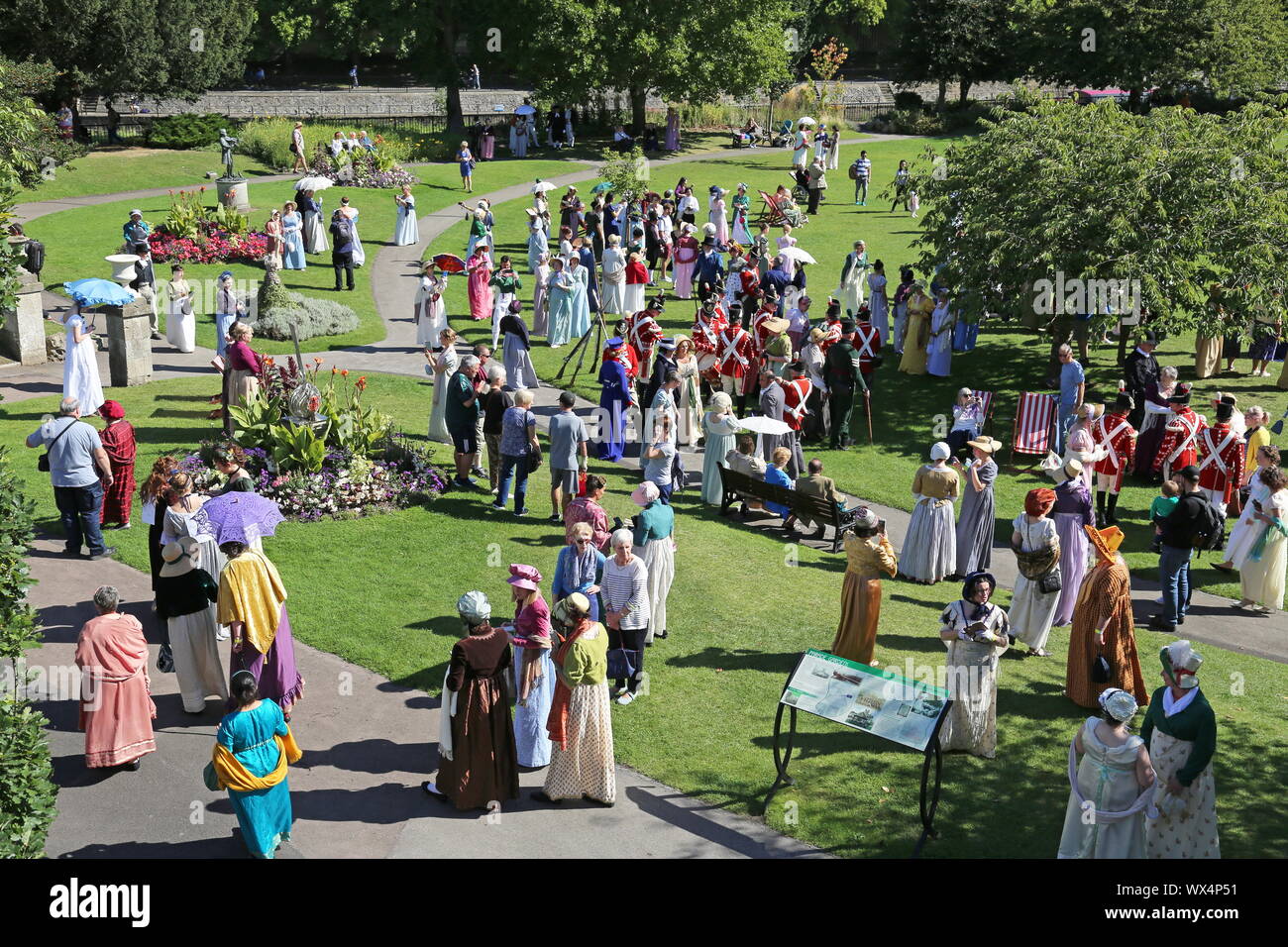 Grand Regency Costumed Promenade finish point, Jane Austen Festival ...