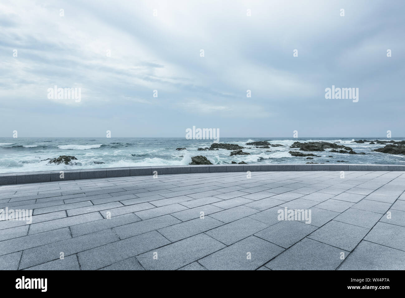 clean highway go aside the bay of ocean Stock Photo - Alamy