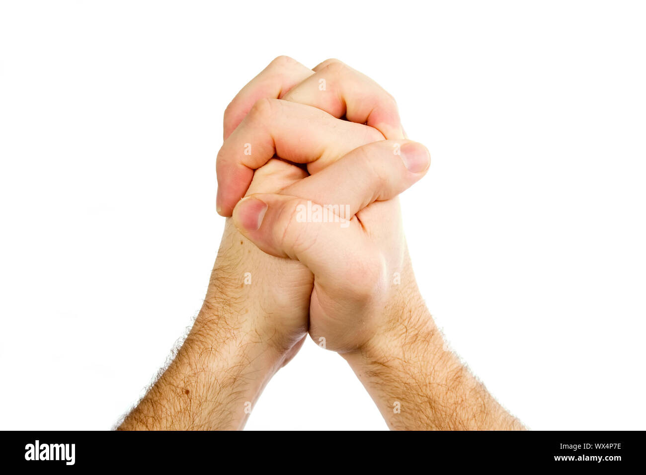 Praying Hands Isolated Stock Photo - Alamy