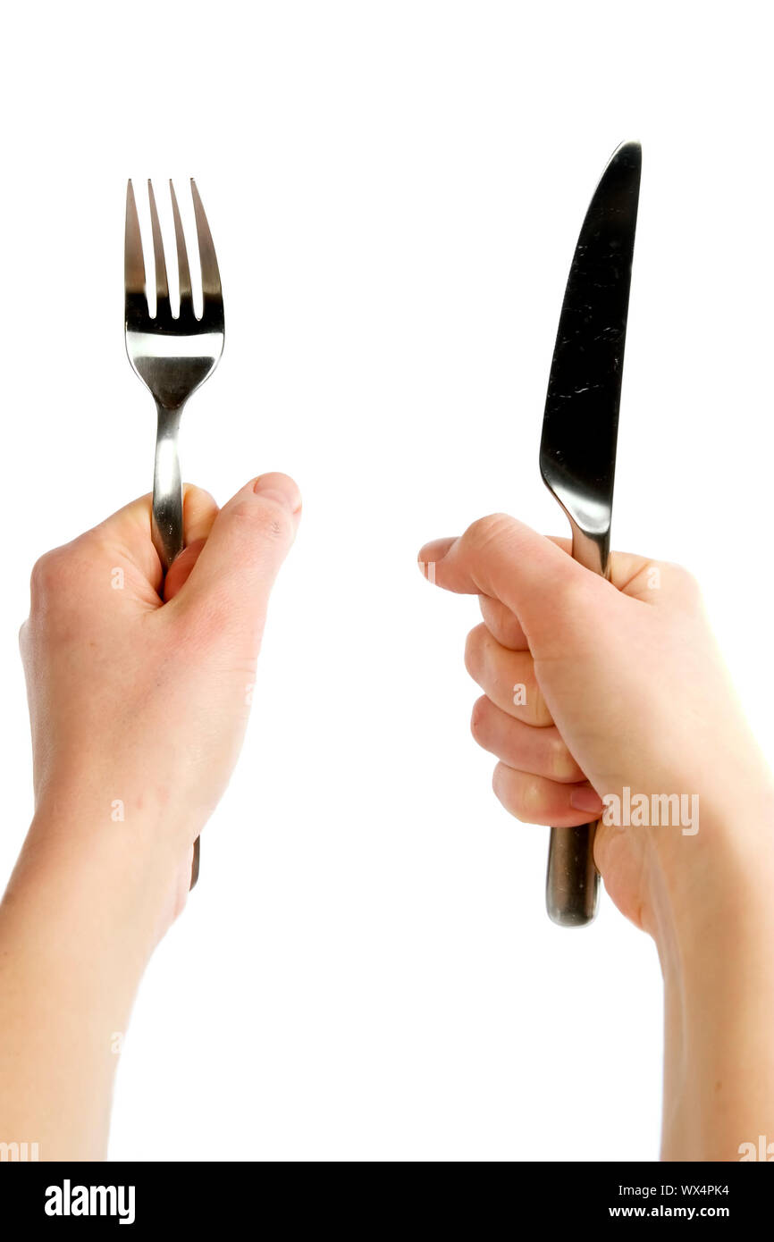Knife and Fork Stock Photo - Alamy