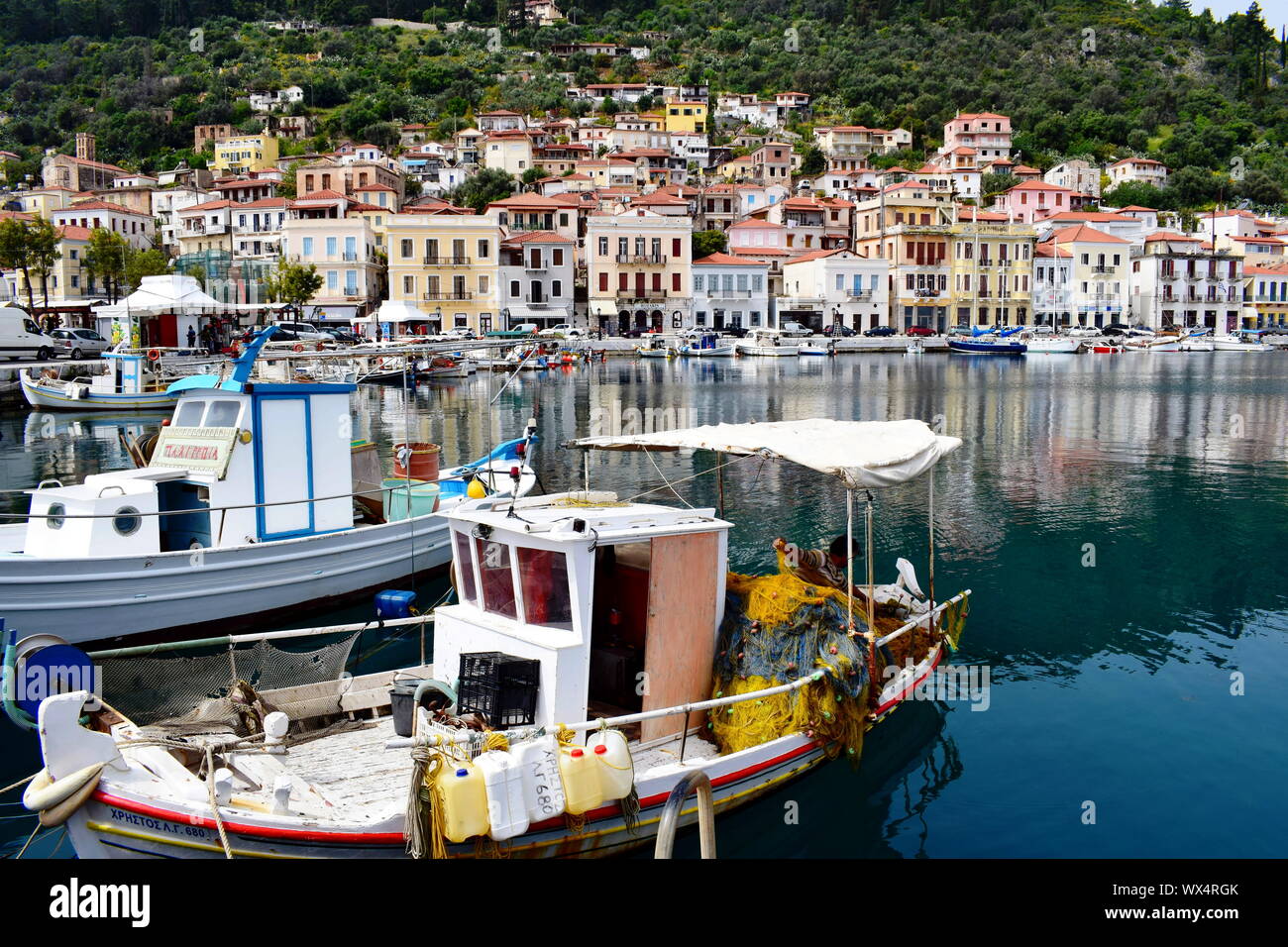 Fisherman boat sea port hi-res stock photography and images - Alamy