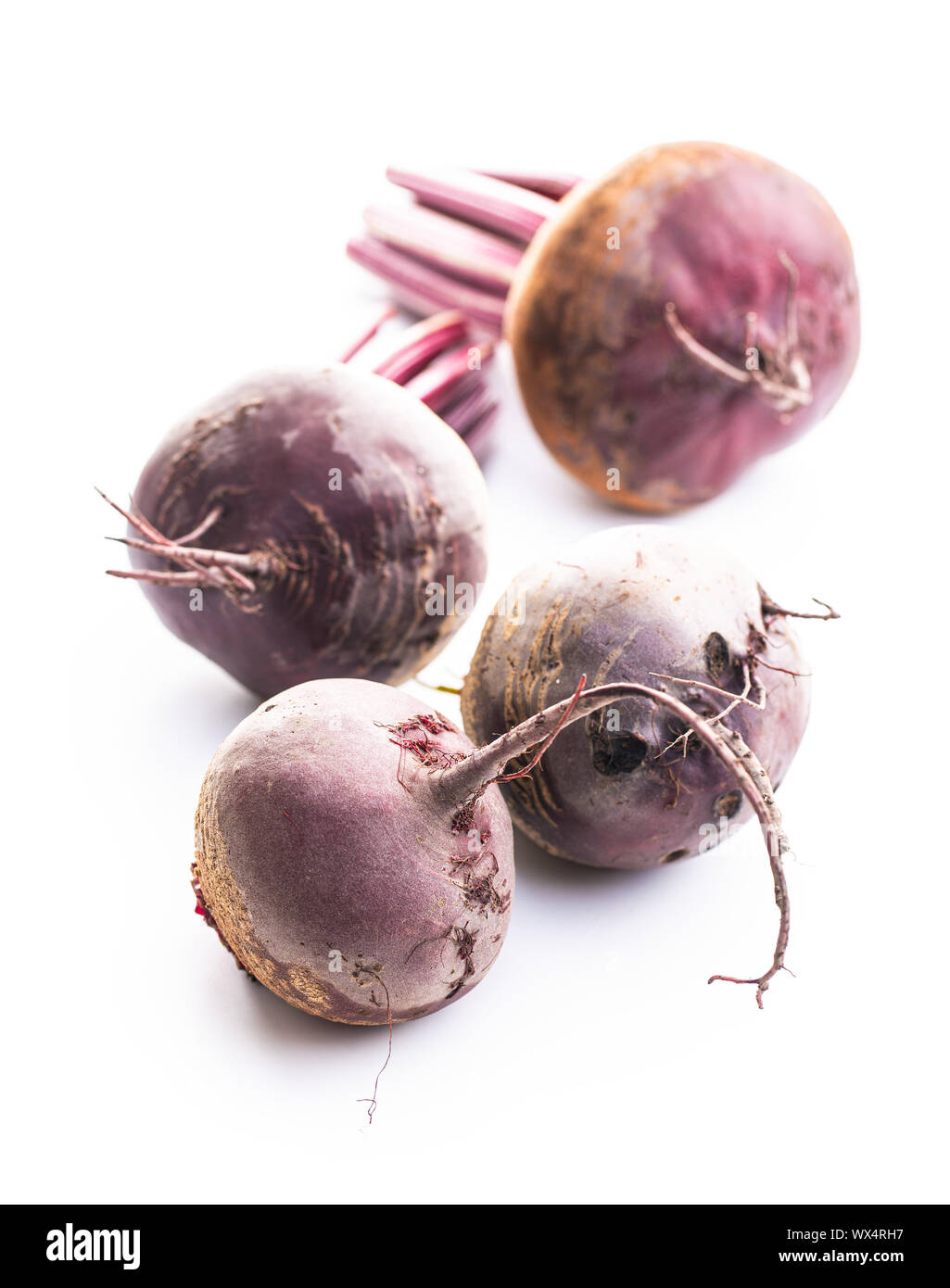 Tasty raw beetroot. Healthy vegetable isolated on white background ...