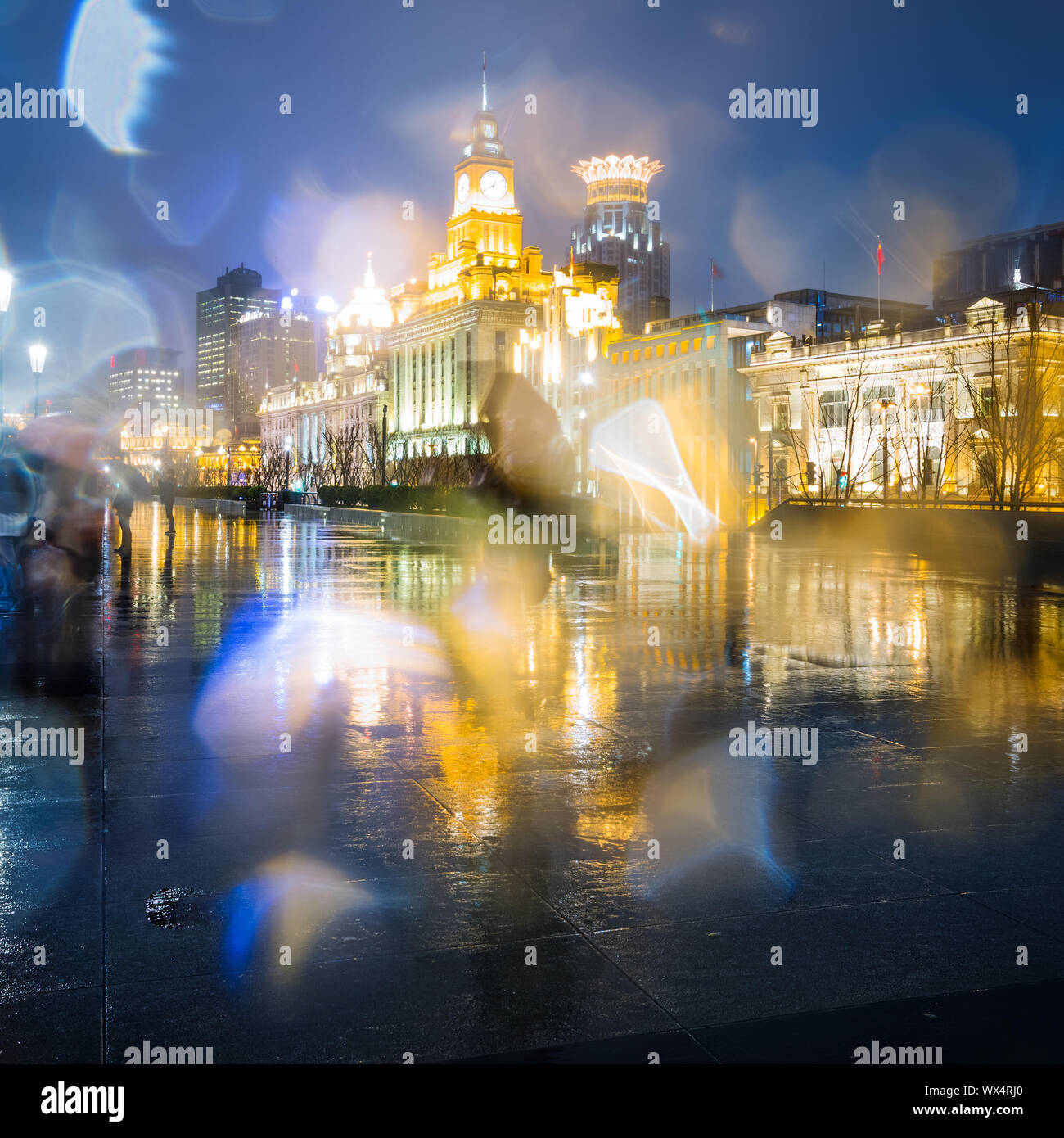 night view at shanghai china Stock Photo - Alamy