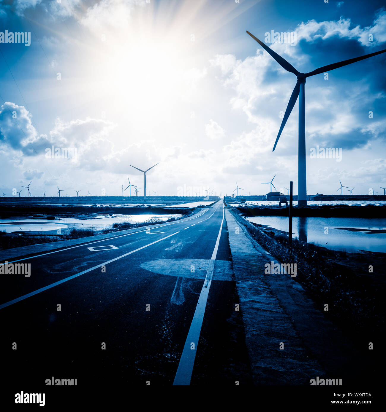 Concept production and transportation of electricity hi-res stock ...