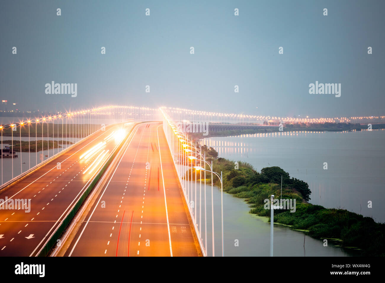 Car at dusk hi-res stock photography and images - Alamy