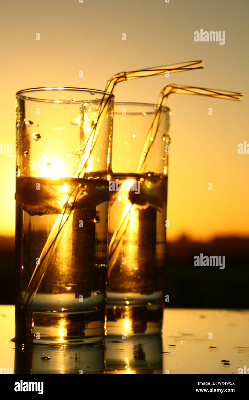 clean cold water in glass Stock Photo - Alamy