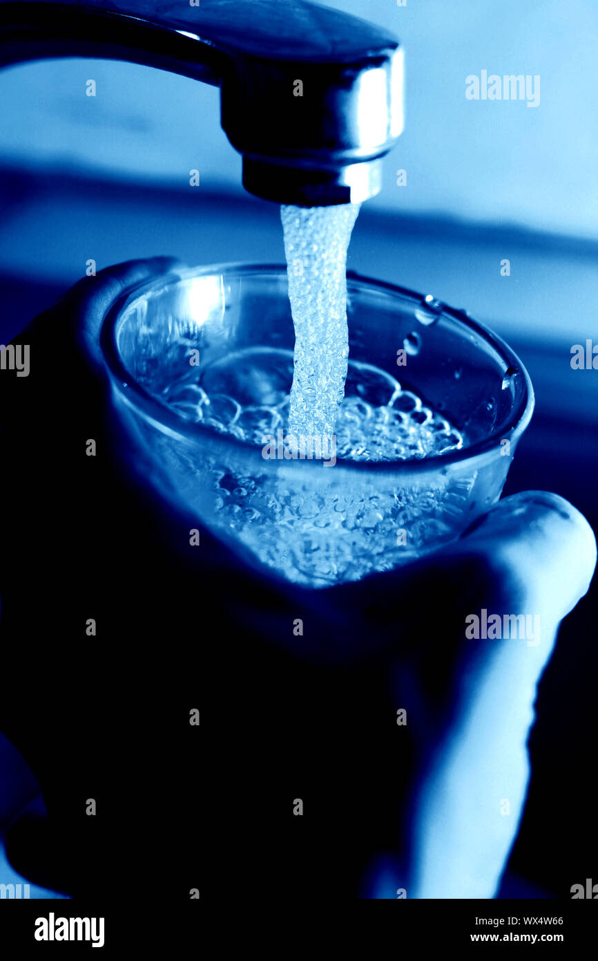 take water in glass from water wet Stock Photo - Alamy