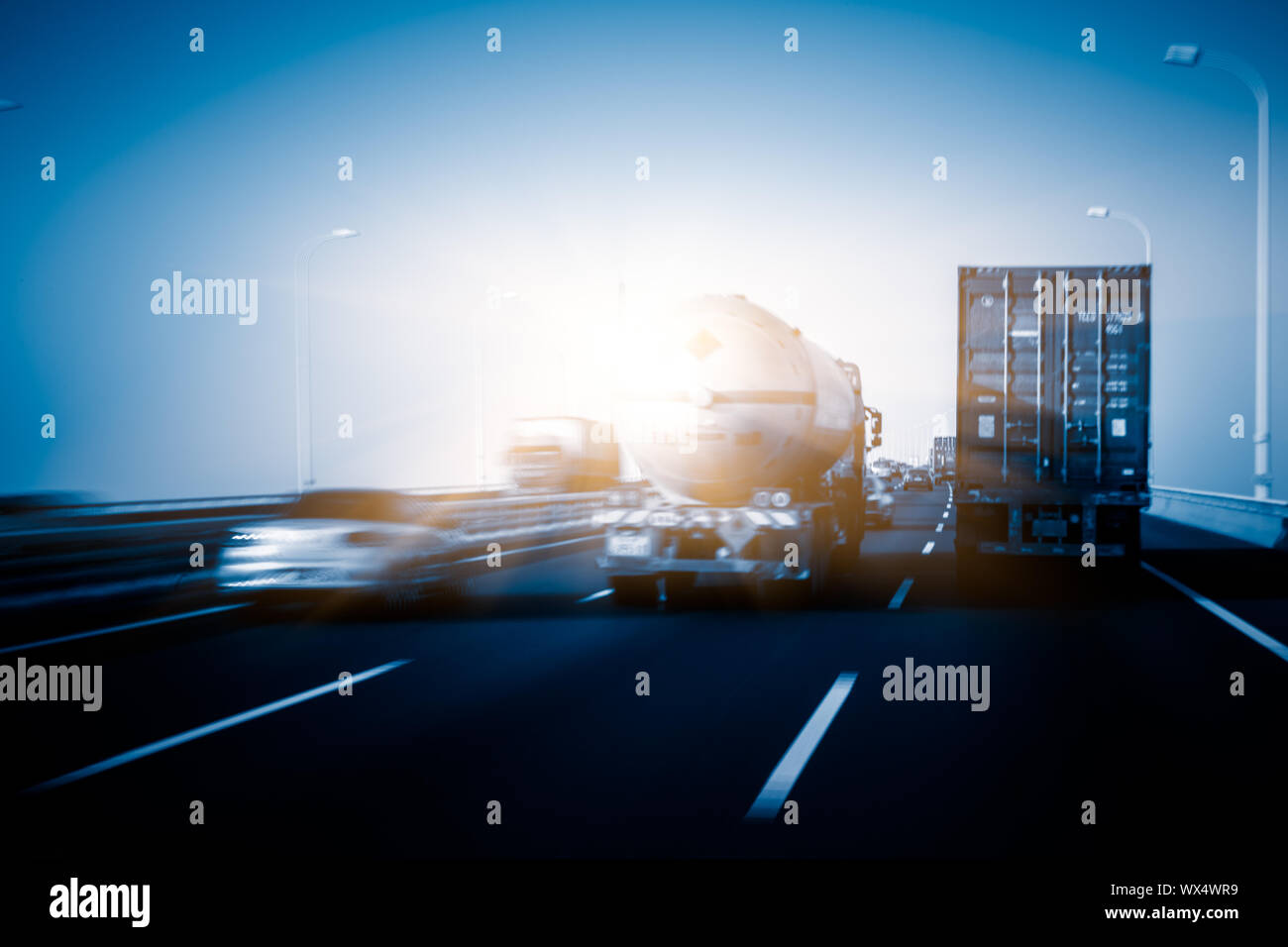 heavy truck delivery Stock Photo - Alamy