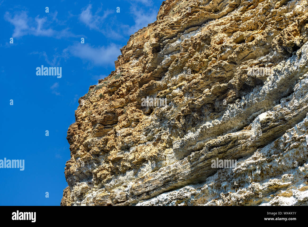 The yellow-red rocks Stock Photo - Alamy