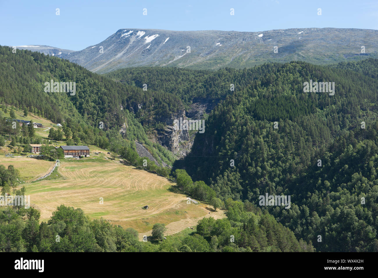Waterfalls at Åmotan in Sunndalen, Norway Stock Photo - Alamy