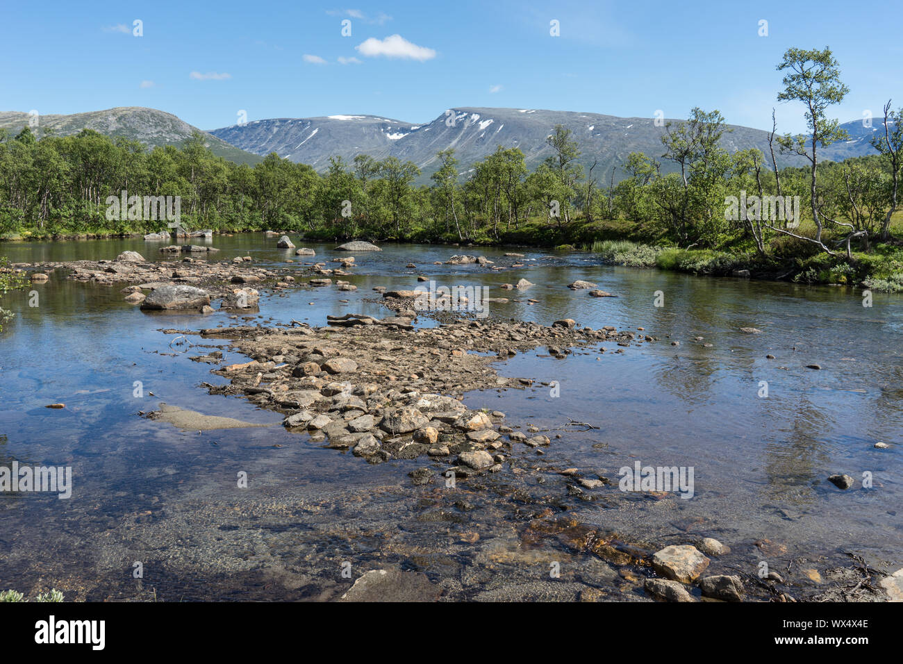 Creek near the Waterfalls at Åmotan in Sunndalen, Norway Stock Photo ...