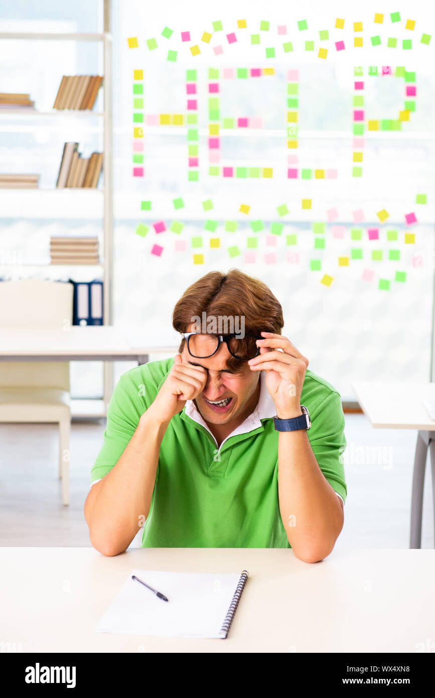 Classroom crying hi-res stock photography and images - Alamy