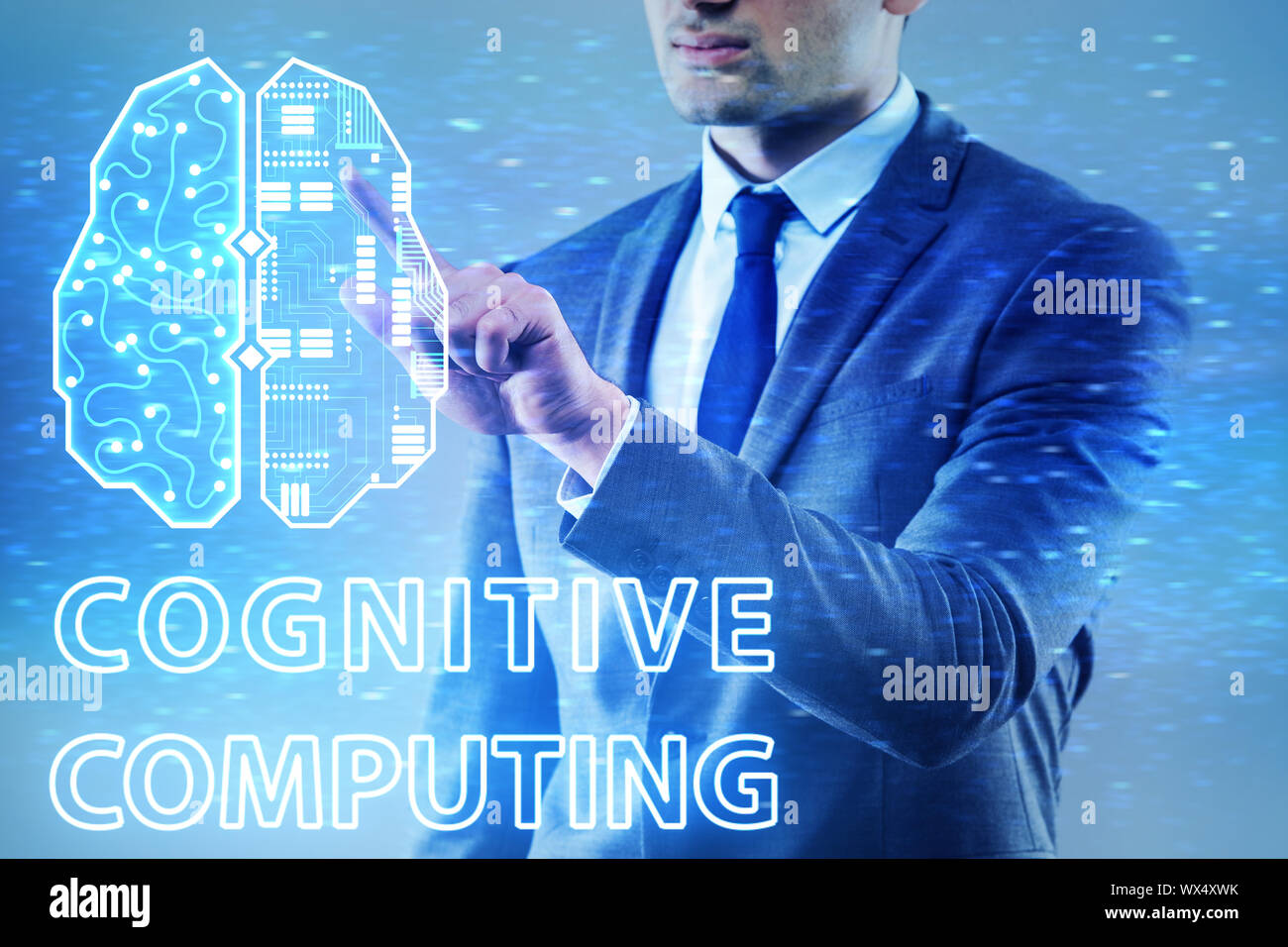 Cognitive computing concept as modern technology Stock Photo - Alamy
