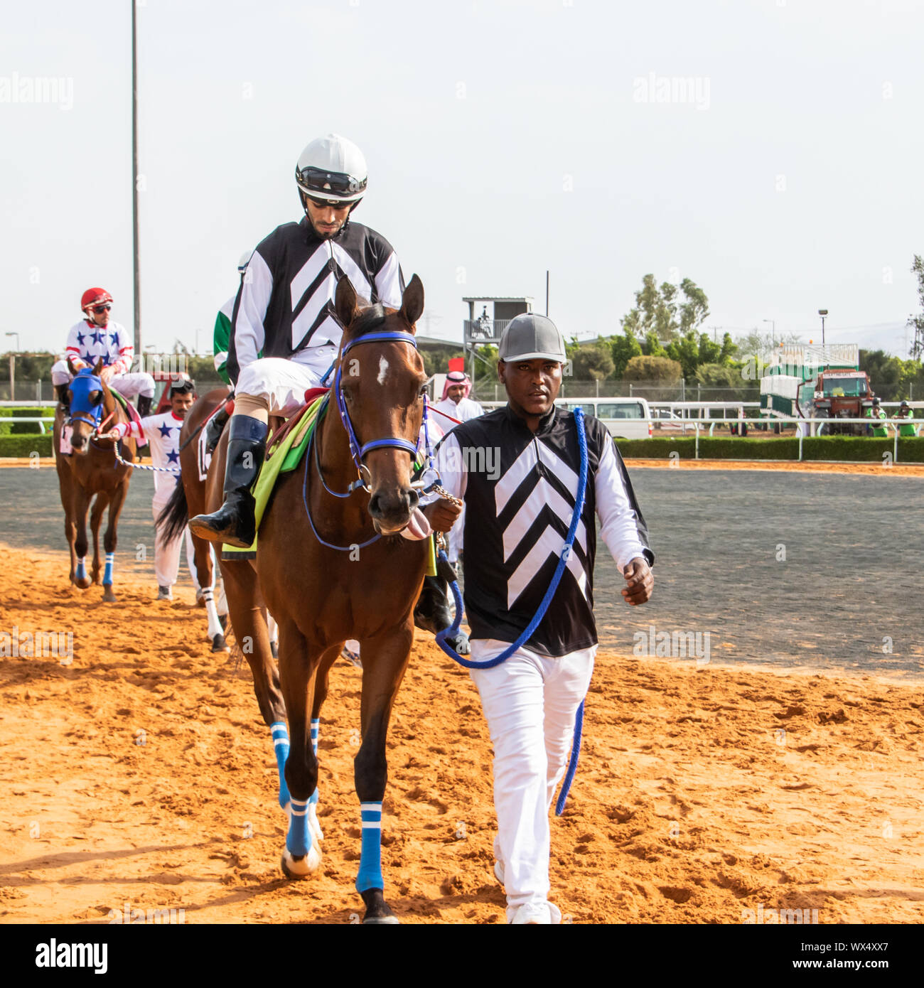 Horse Racing at King Khalid Racetrack, Taif, Saudi Arabia 28/06/2019 ...