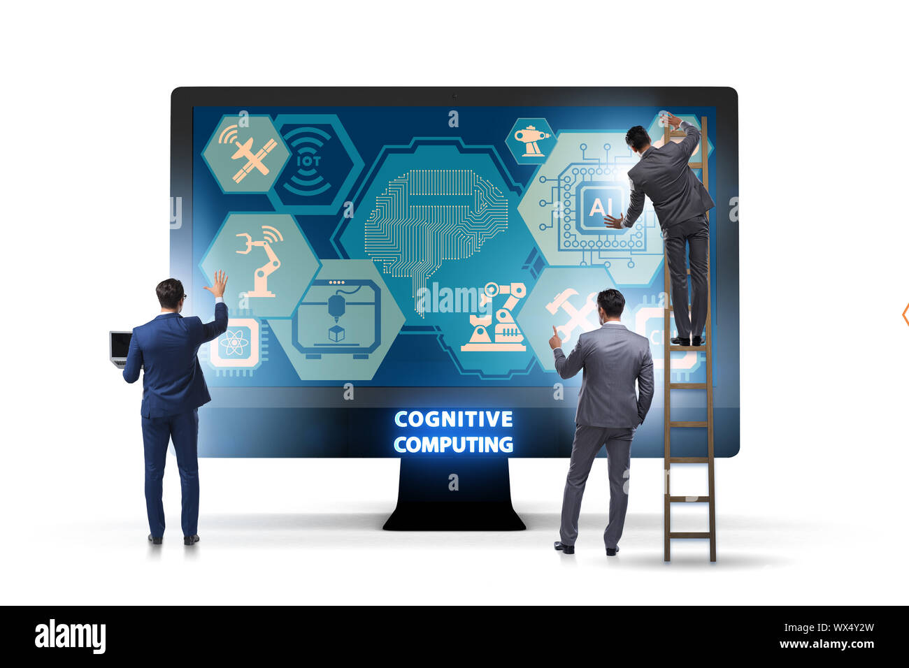 Cognitive computing concept as modern technology Stock Photo - Alamy