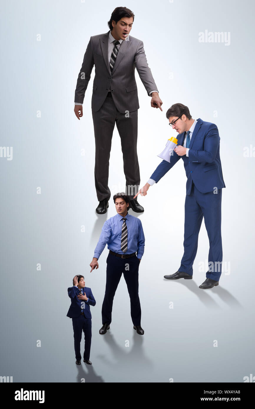 Businessmen blaming each other for failures Stock Photo - Alamy