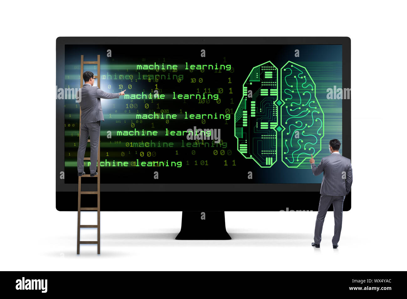 Cognitive computing and machine learning concept Stock Photo - Alamy