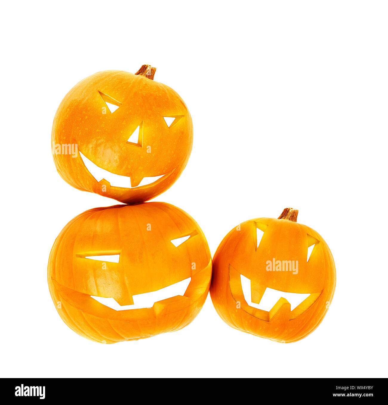 Halloween pumpkin border Stock Photo - Alamy
