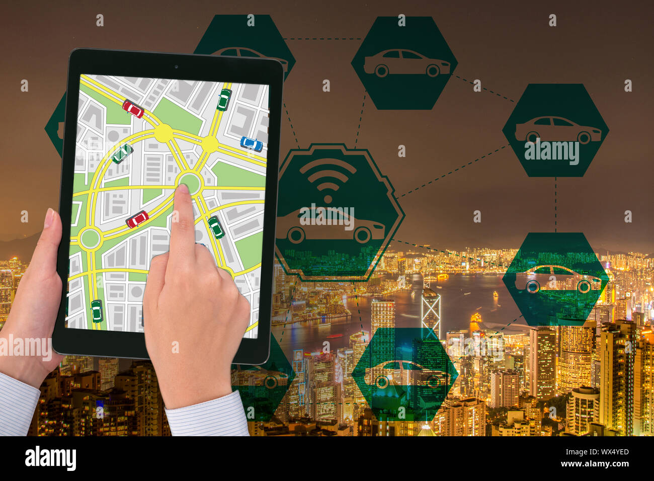 Concept of car ordering online Stock Photo - Alamy