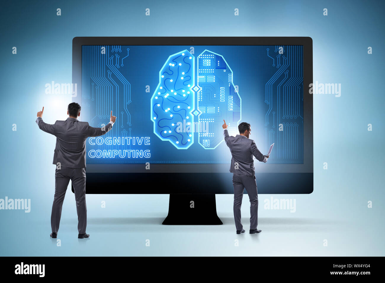 Cognitive computing concept as modern technology Stock Photo - Alamy