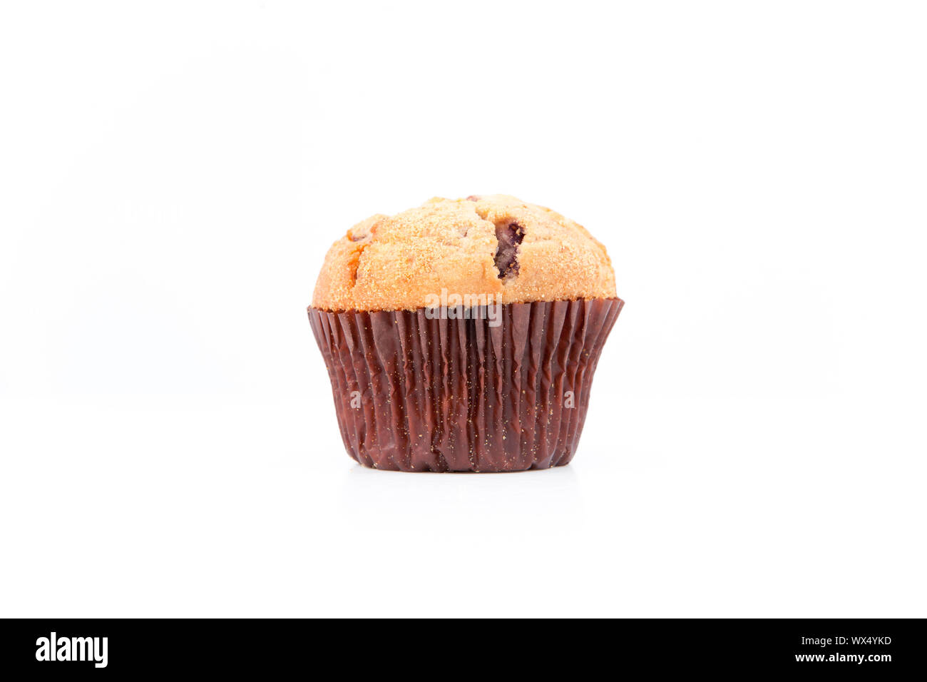 Fresh baked muffin against a white background Stock Photo - Alamy