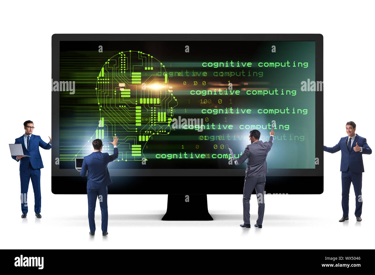 Cognitive computing and machine learning concept Stock Photo - Alamy