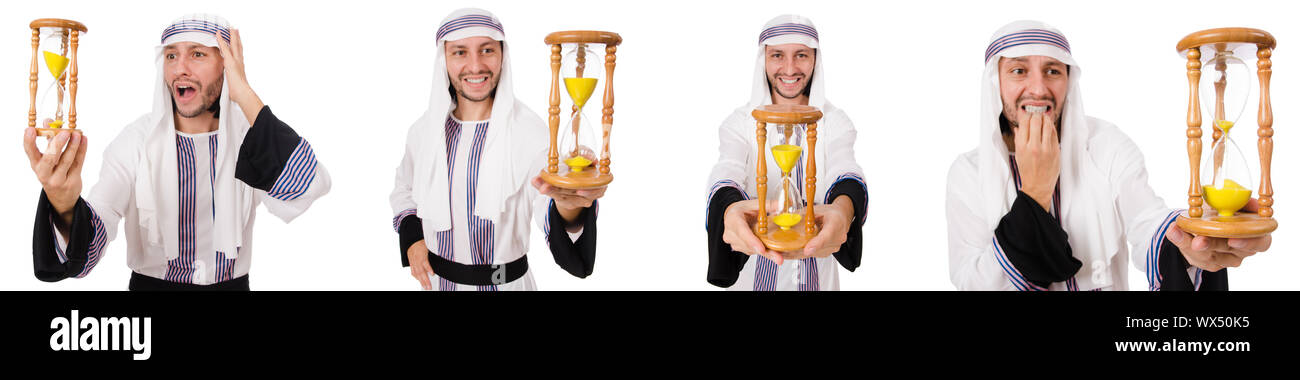 Arab man hourglass hi-res stock photography and images - Alamy
