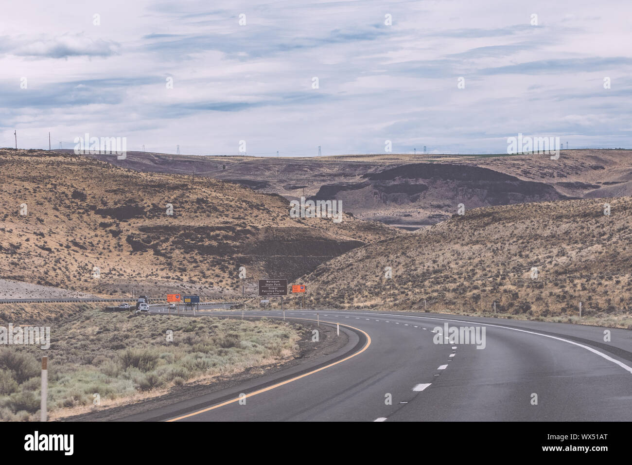 American road trip view hi-res stock photography and images - Alamy