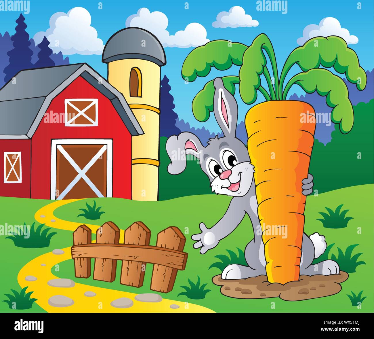 Rabbit 2 Stock Vector Images - Alamy