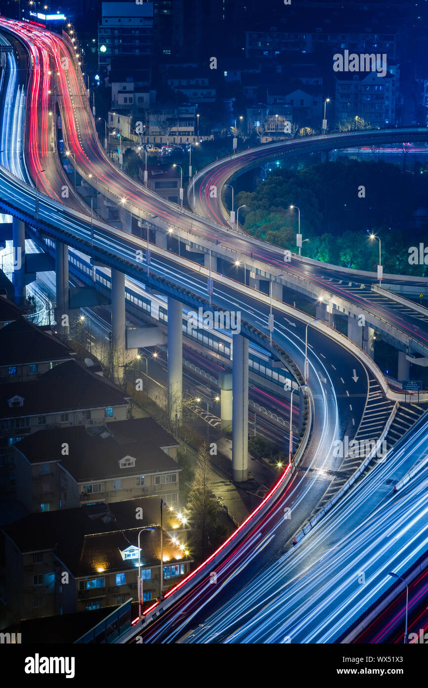 traffic at night Stock Photo - Alamy
