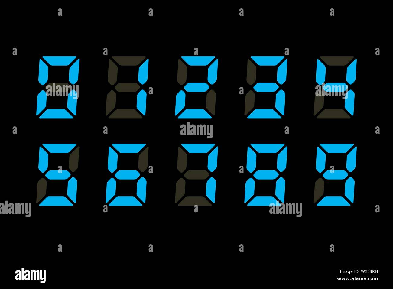 Four digits digit Stock Vector Images - Alamy