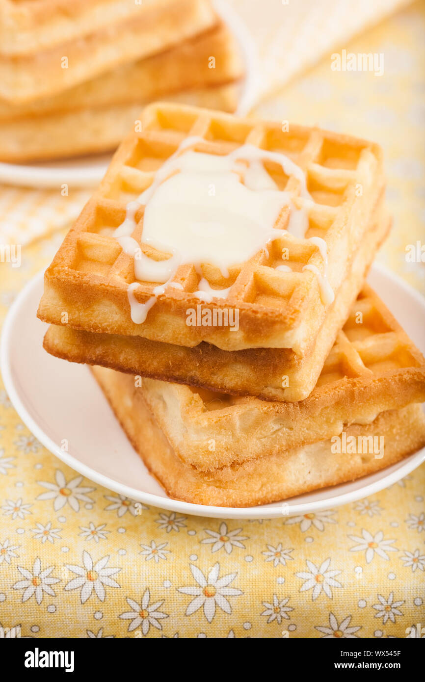 Waffle bread hi-res stock photography and images - Alamy