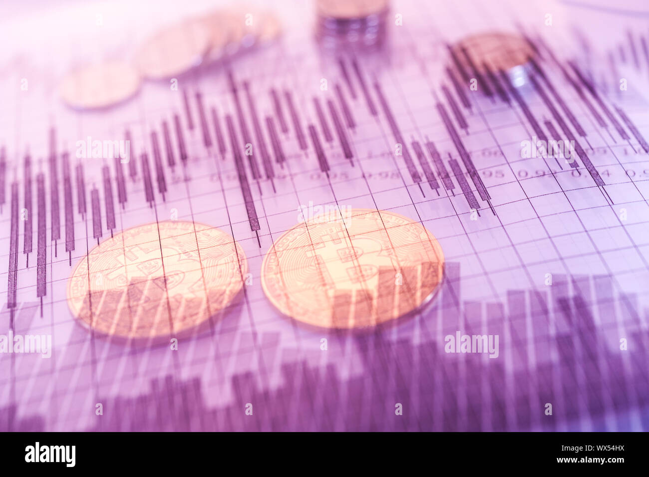 Economy trends virtual digital currency abstract background Stock Photo ...