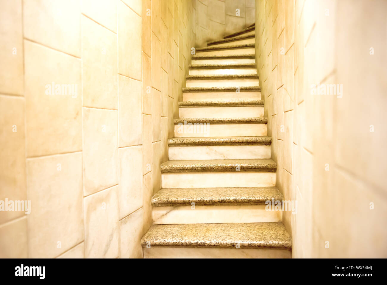 Narrow corridor white walls hi-res stock photography and images - Alamy