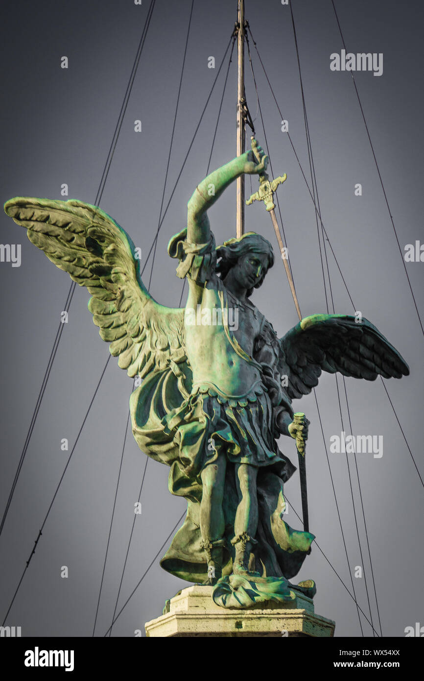 Angel with sword hi-res stock photography and images - Alamy
