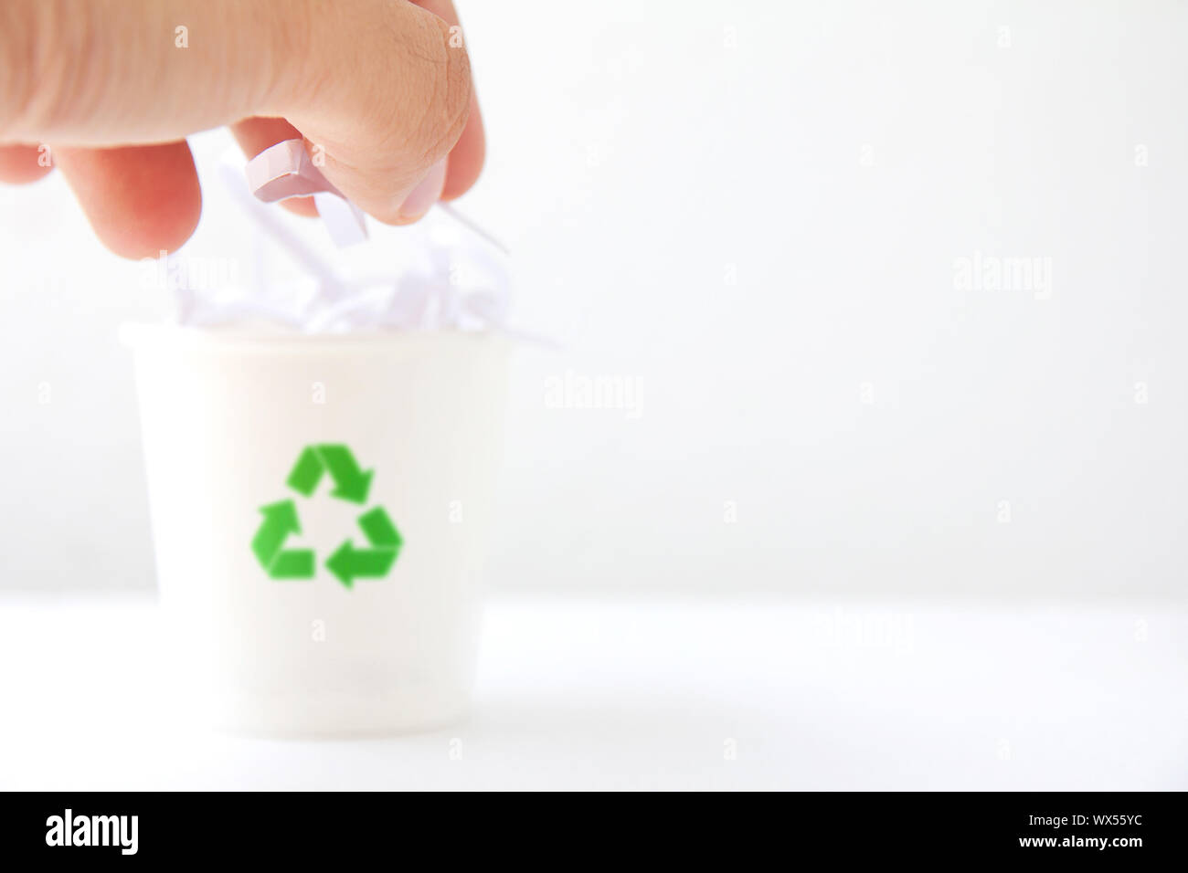 hand drop shredded paper Stock Photo - Alamy