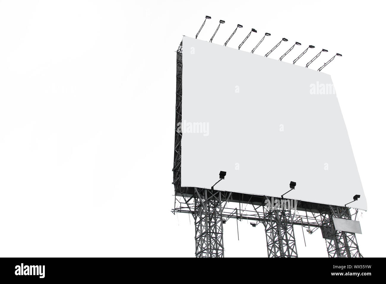 Blank billboard advertising space Cut Out Stock Images & Pictures - Alamy