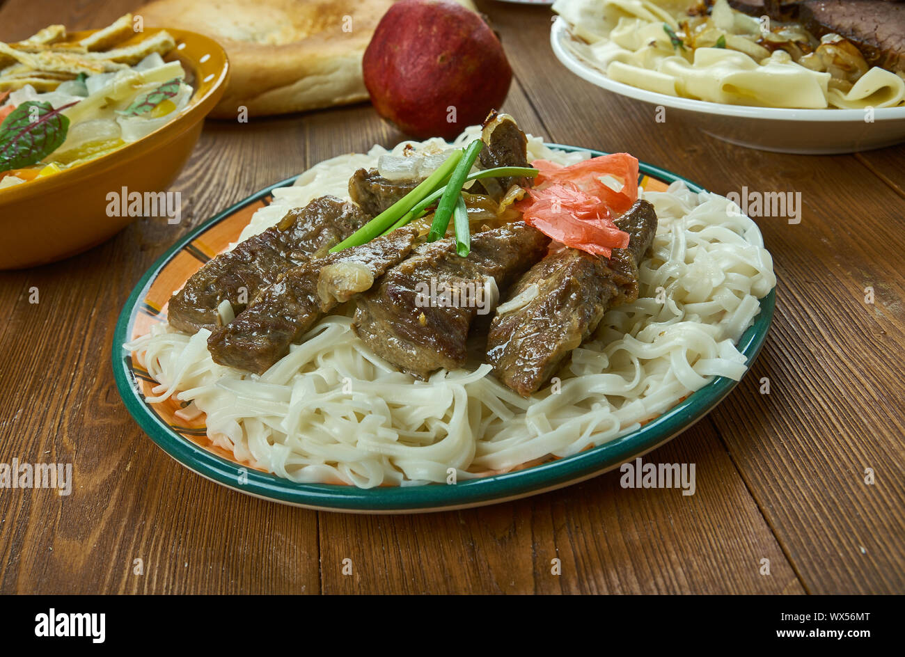 Uzbek food naryn hi-res stock photography and images - Alamy
