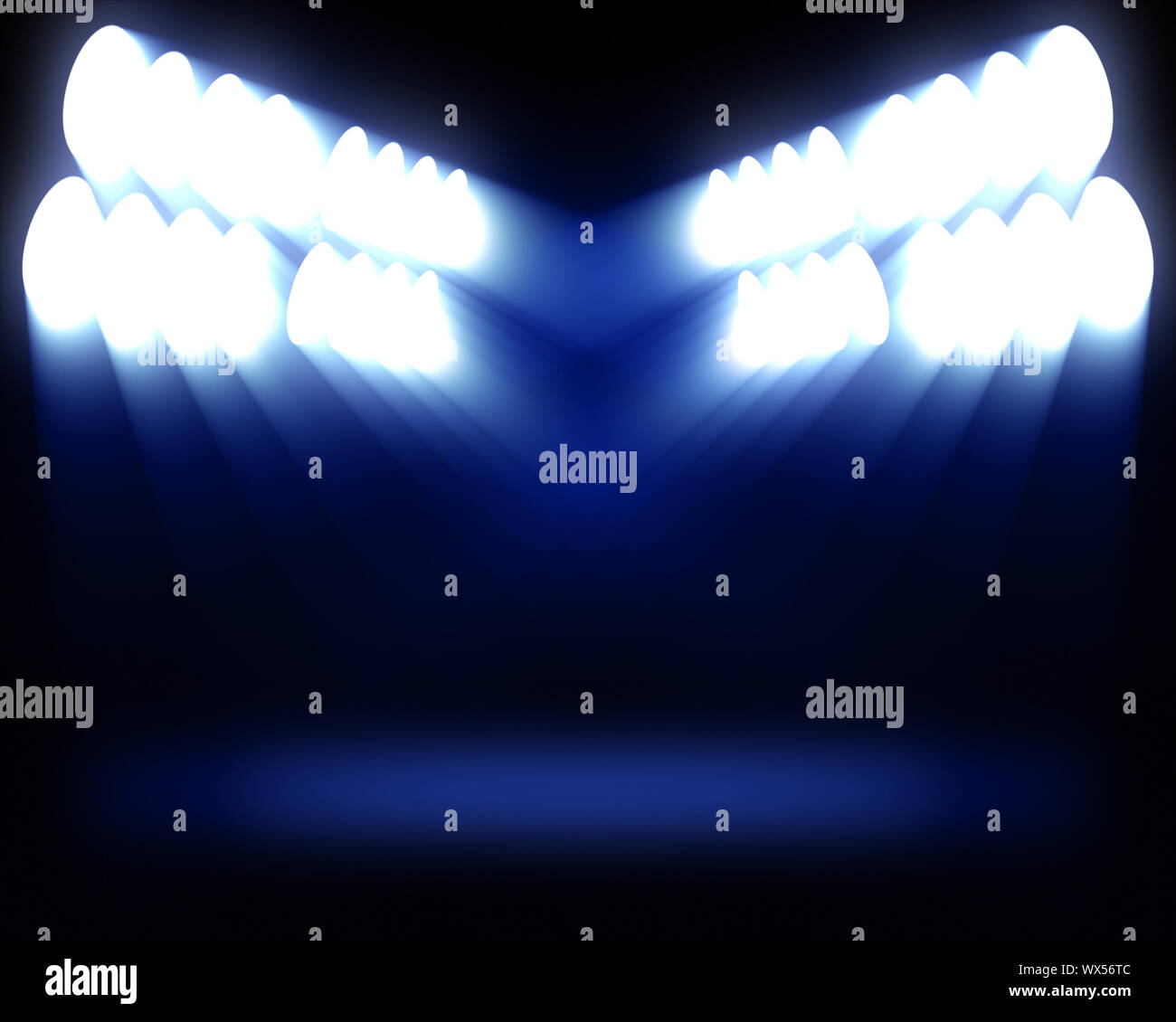 Digital animation blue spots light hi-res stock photography and images ...