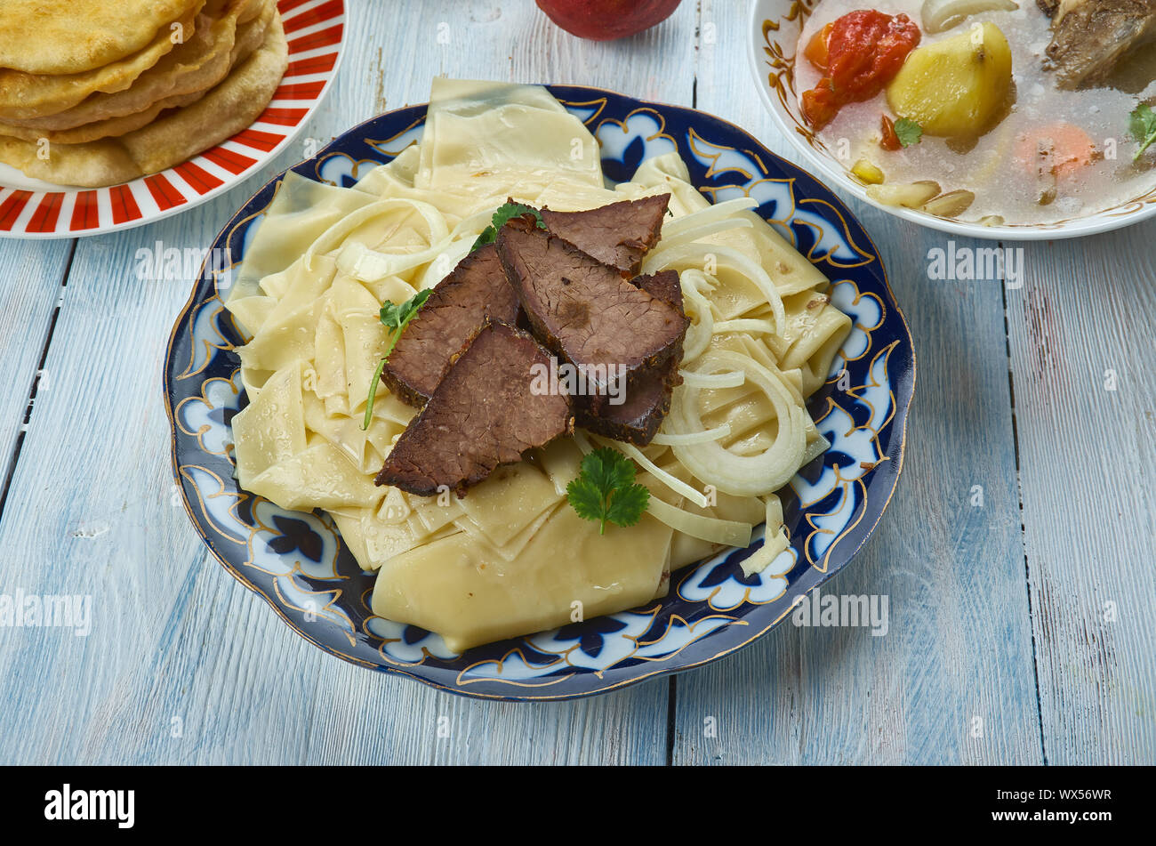 Beshbarmak central asia hi-res stock photography and images - Alamy