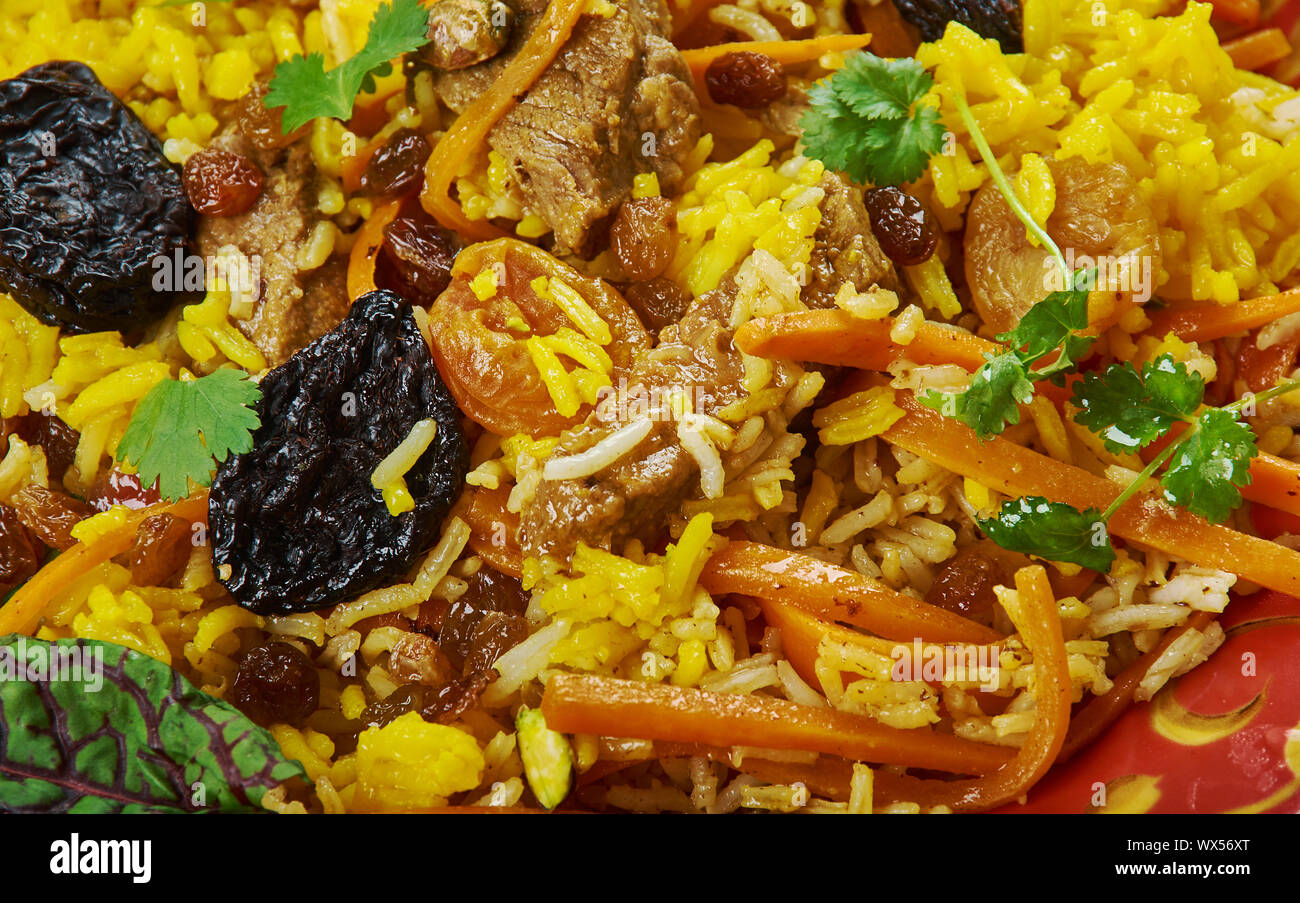 Murg Mewa Pulao Stock Photo - Alamy
