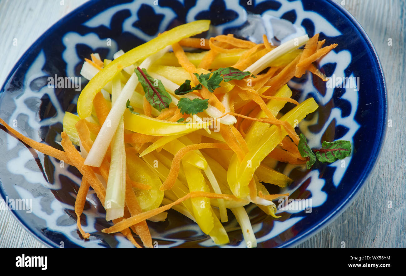 Kazakh Shalgam salad Stock Photo - Alamy