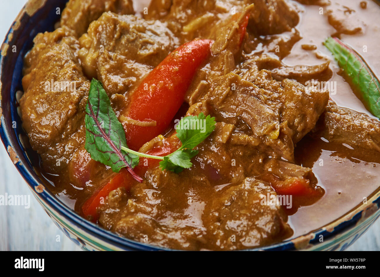 Mutton masala gosht indian hi-res stock photography and images - Alamy